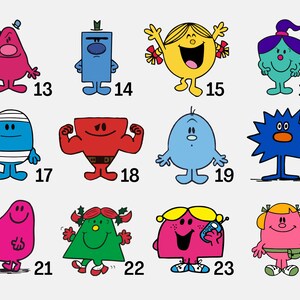 Little Miss Custom Sticker, Mr. Custom Sticker, Little Miss Decals, Mr ...