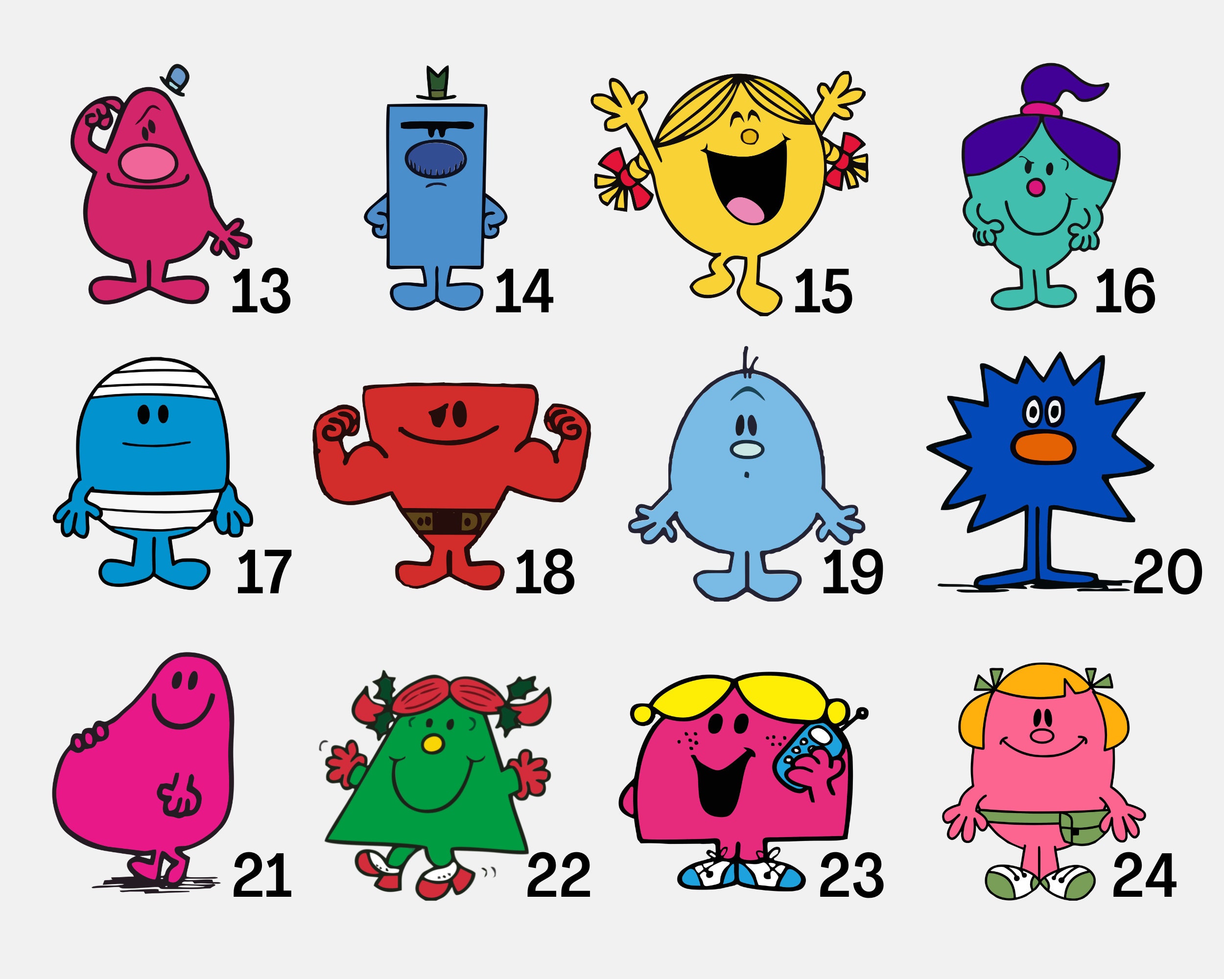 Little Miss Custom Sticker, Mr. Custom Sticker, Little Miss Decals, Mr ...