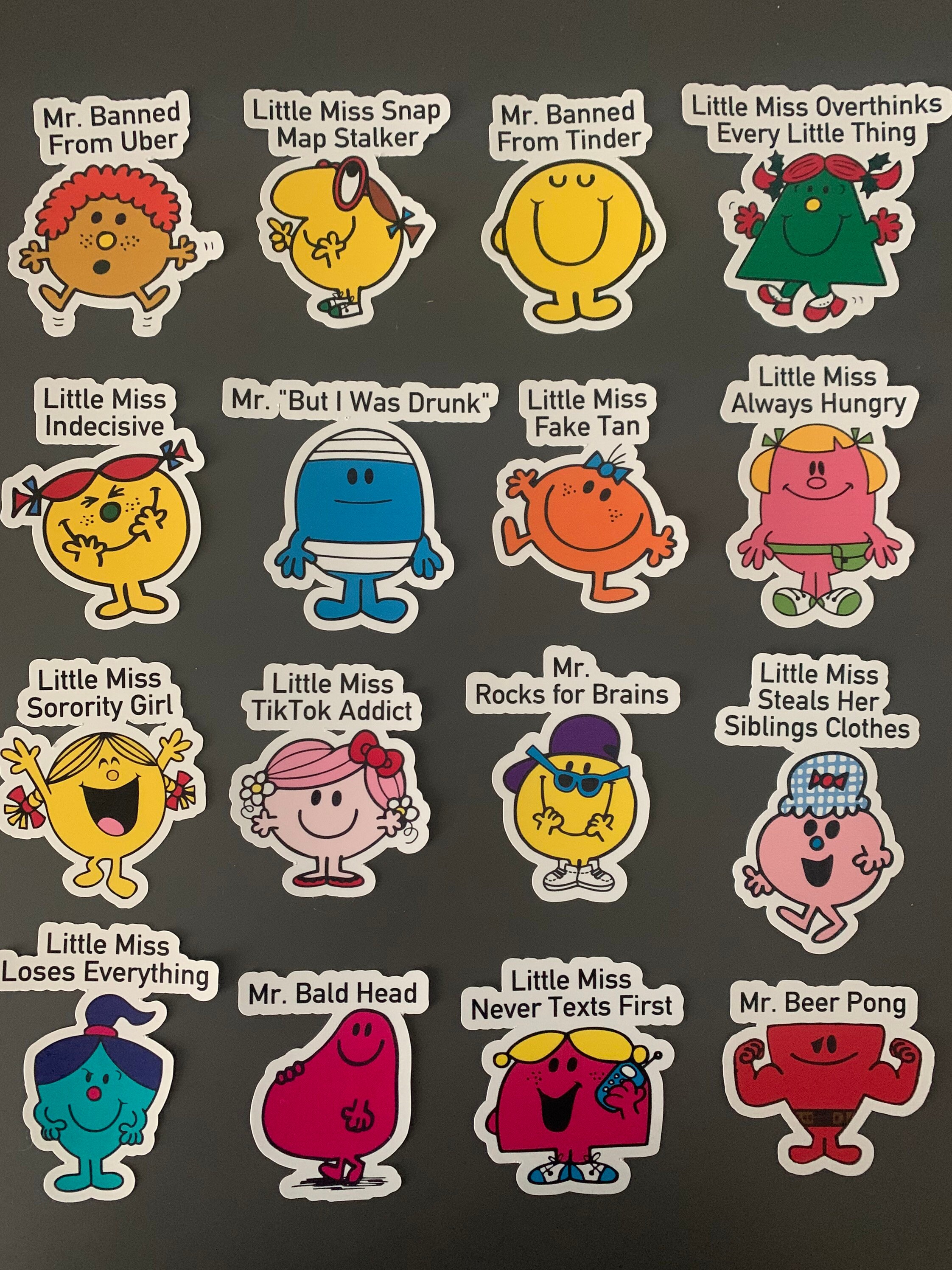 Little Miss Sticker Bundle - Etsy