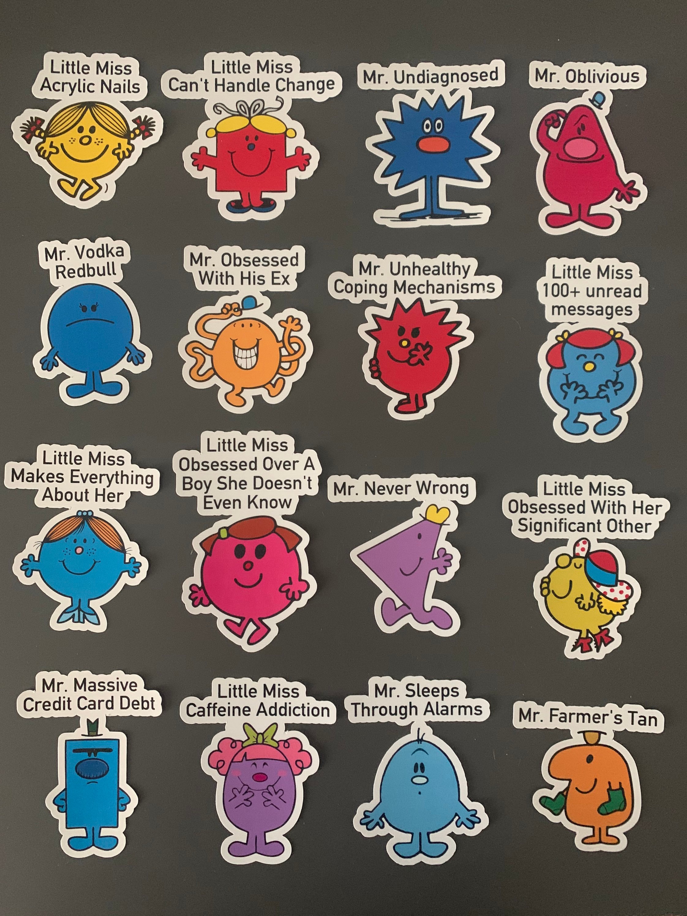 Little Miss Sticker Bundle - Etsy
