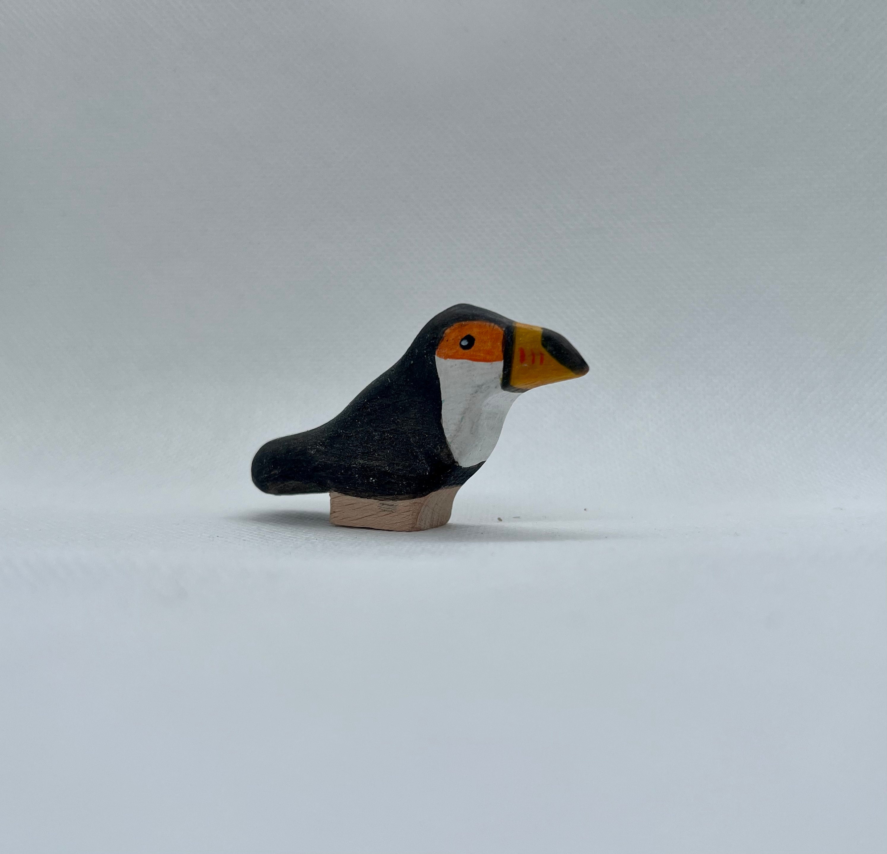 Toucan Bird Wooden Toy Pretend Play Montessori Waldorf Vegan Nature ...