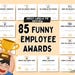 Printable Funny Most Likely to Employee Awards Printable Appreciation ...