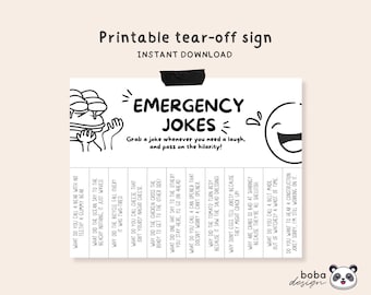Printable Emergency Compliments Tear off Funny Office Wall Decor, Funny ...
