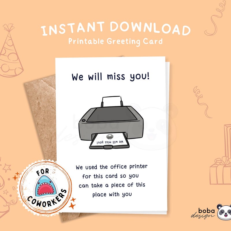 Goodbye Coworker Cards - Etsy