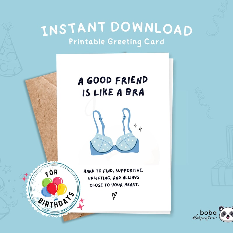 Bra Birthday Cards - Etsy