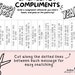Printable Emergency Compliments Tear off - Funny Office Wall Decor ...
