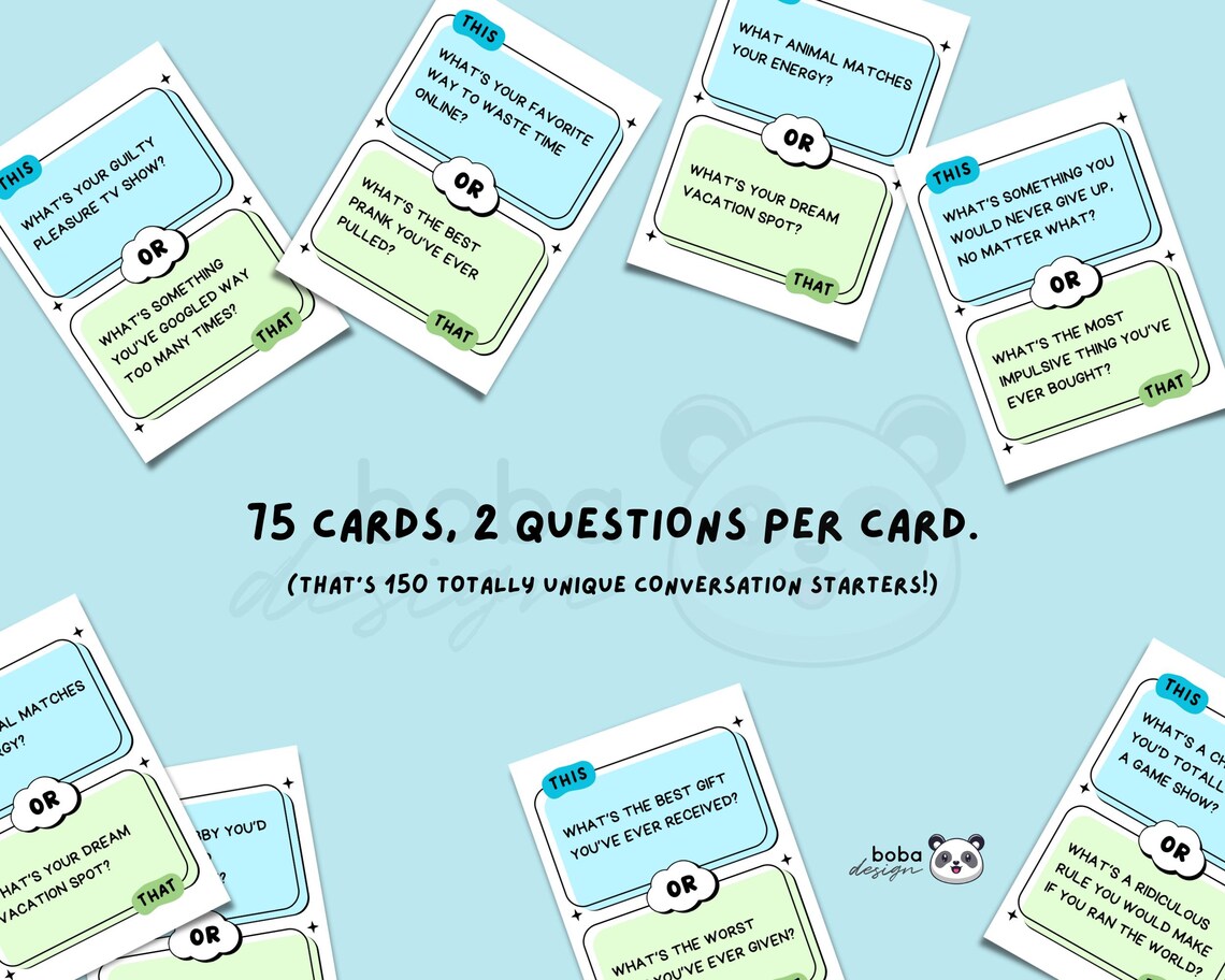 Printable This or That Icebreaker Game Team Building Game Get to Know ...