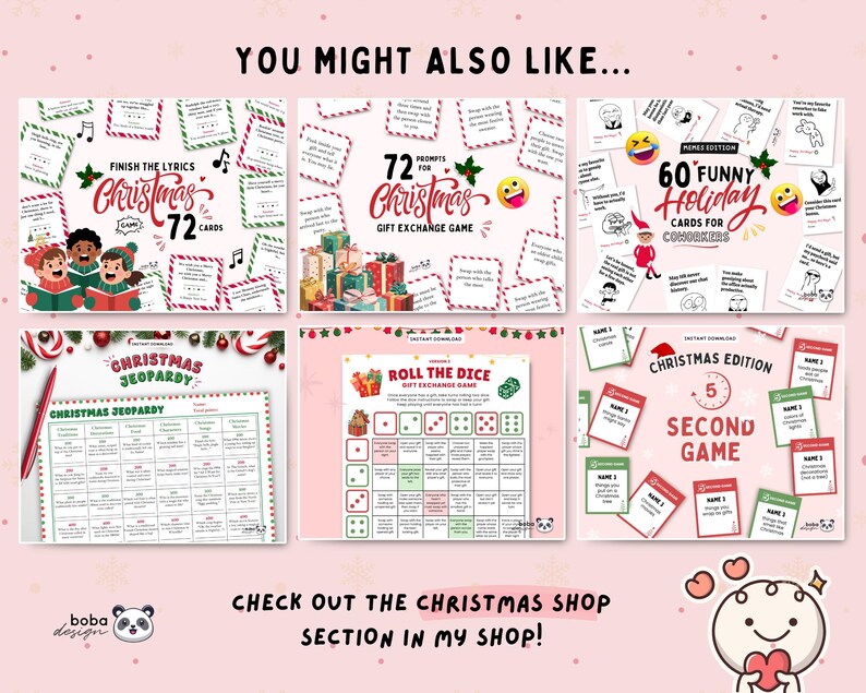 Editable Christmas Jeopardy Game Office Christmas Party Holiday Trivia ...