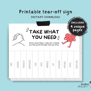 Take What You Need Sign - Etsy