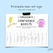 Printable Emergency Confidence Boosts Positivity Funny Office Sign ...