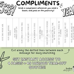 Printable Emergency Compliments Tear off Funny Office Wall, Funny Break ...