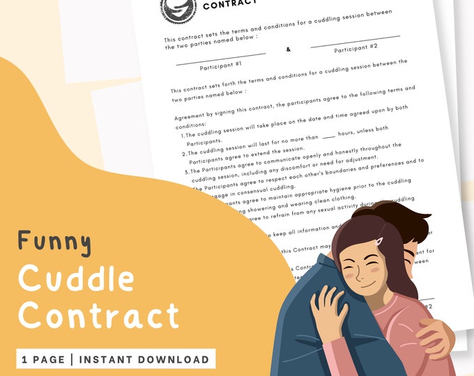 Best Friend Contract - Funny Printable Contract, Funny Relation Contract, Funny Bestfriend ...