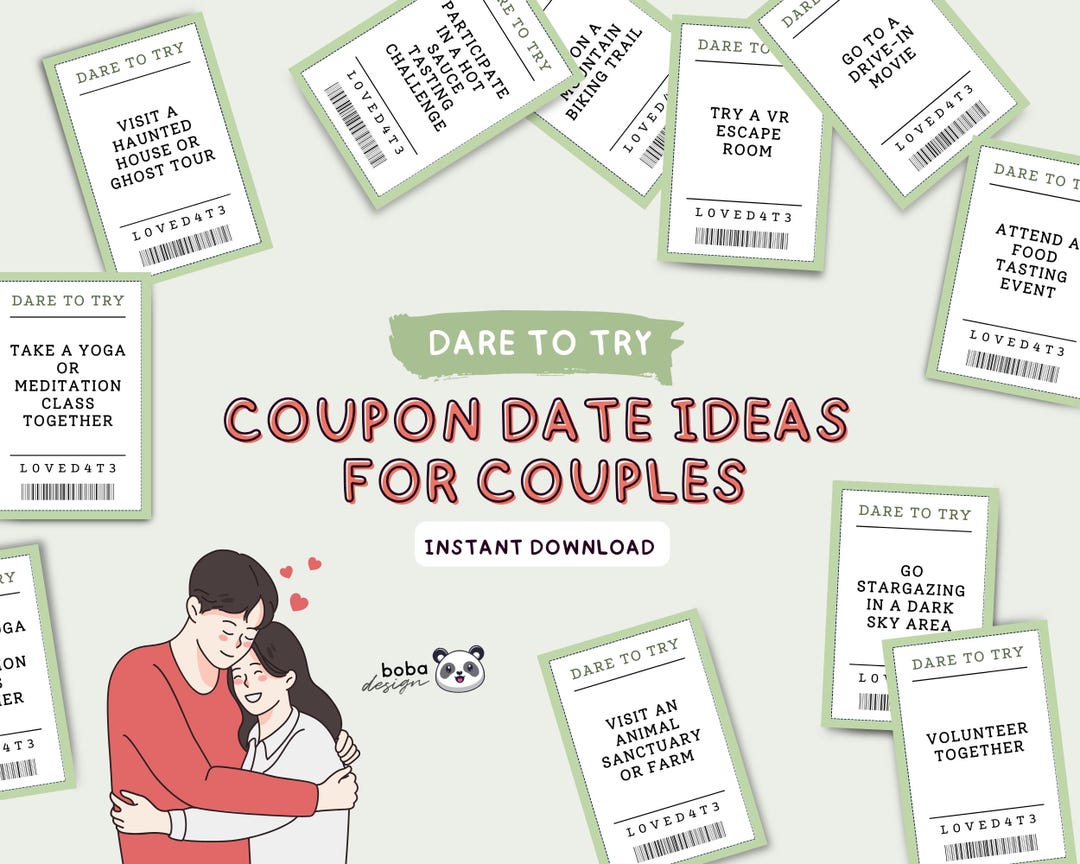 16 Printable Dare to Try Coupons for Couple, Coupon Date Night Ideas ...