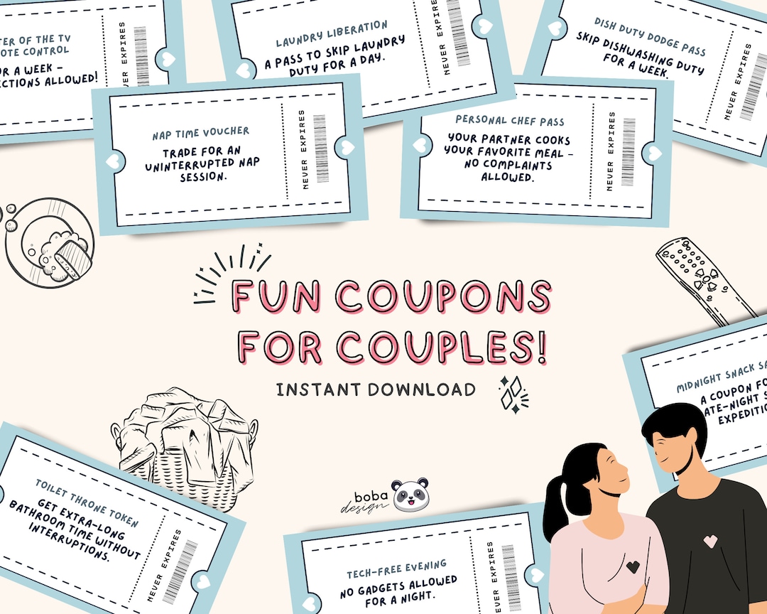Cute Printable Coupons for Couples - Funny Printable Date Ideas, Funny ...