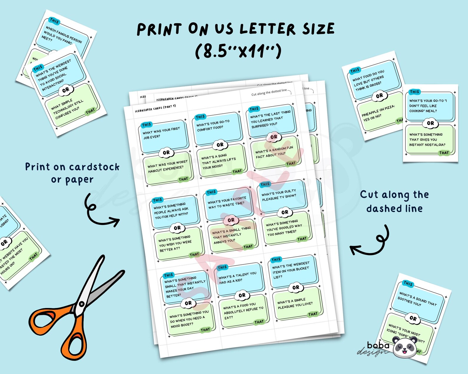 Printable This or That Icebreaker Game Team Building Game Get to Know ...