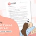 Best Friend Contract - Funny Printable Contract, Funny Relation ...