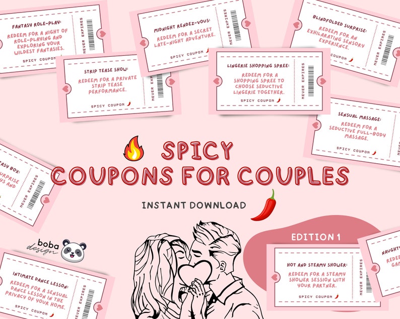 Spicy Printable Coupons for Couple - Funny Printable Date Ideas, Funny ...