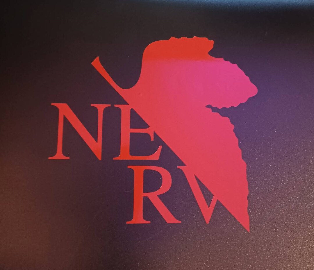 Nerv Logo Red Vinyl Evangelion - Etsy