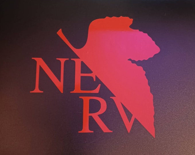 Nerv Logo Red Vinyl Evangelion - Etsy