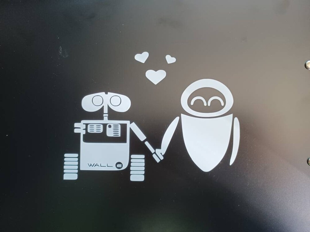 Wall-e X Eve Vinyl Sticker - Etsy