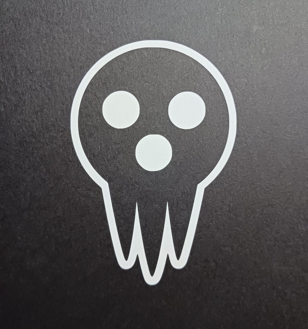Soul Eater Death Mask Decal White Vinyl - Etsy