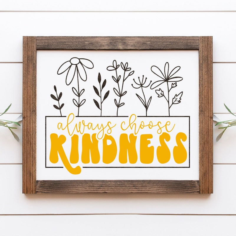 Kindness Sign - Etsy