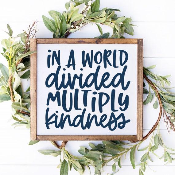Multiply Kindness Teacher Gift Classroom Decor Math Teacher - Etsy