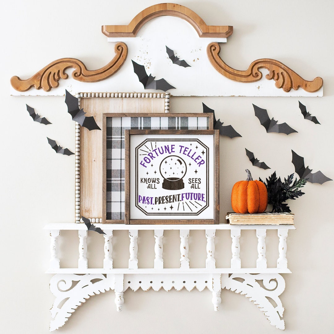 Fortune Teller Decor, Witchy Decor, Retro Sign, Halloween Farmhouse ...