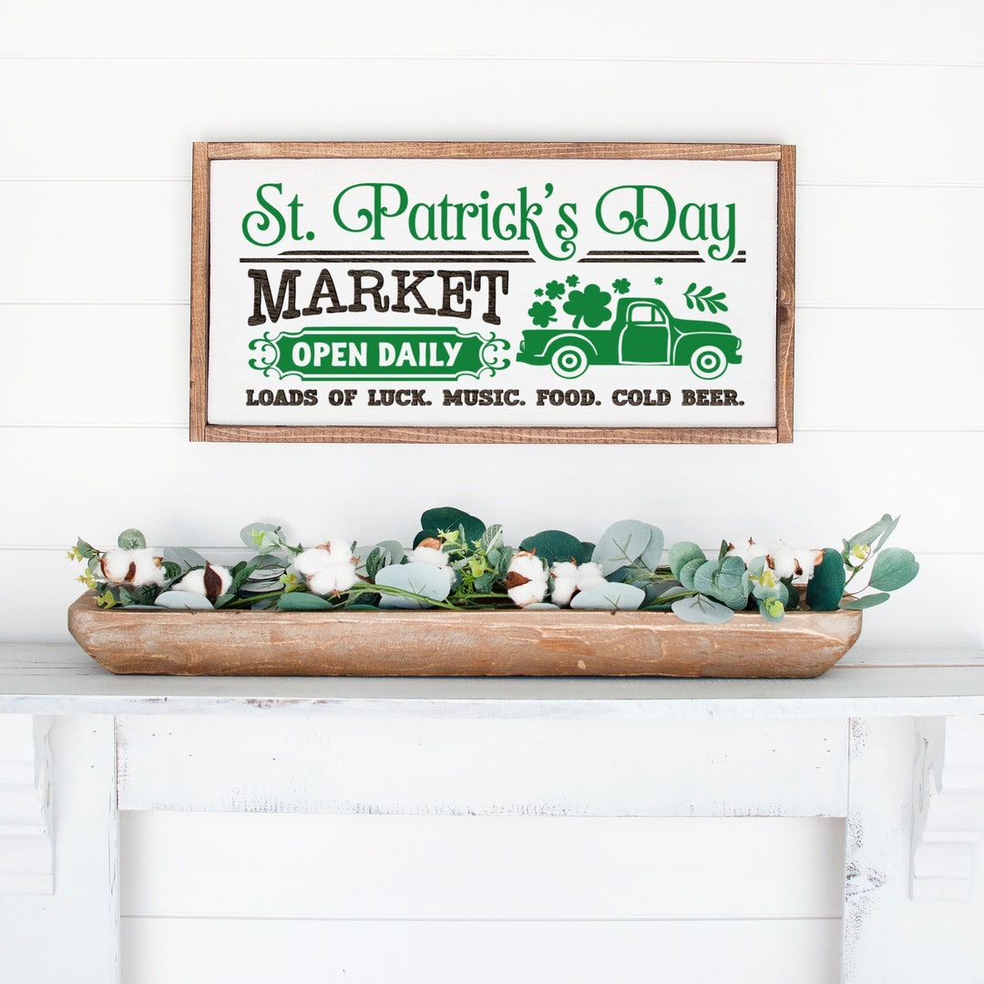 St Patrick's Market, St Patrick's Day Decor, Irish Decor, Farmhouse ...