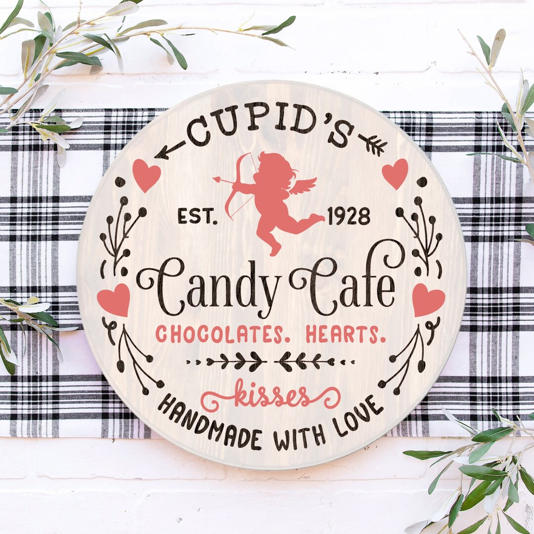 Cupid's Candy Cafe, Valentine's Day, Valentine's Home Decor, Valentine ...