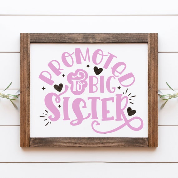 Editable Big Sister Pregnancy Announcement Sign Printable