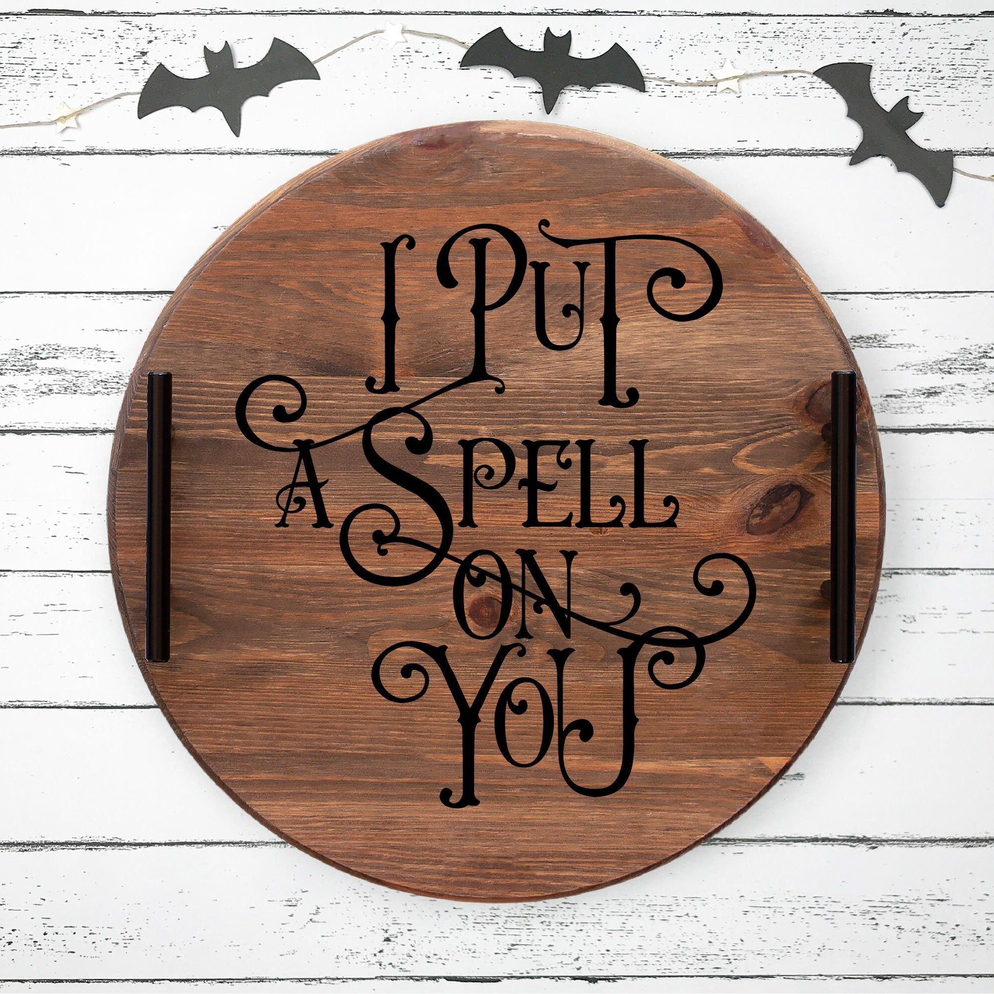 I Put A Spell on You, Halloween Decor, Halloween Party Tray, Spooky ...