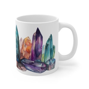 Crystal Mug, Crystal Energy, Good Vibes, Positive Energy, Metaphysical ...
