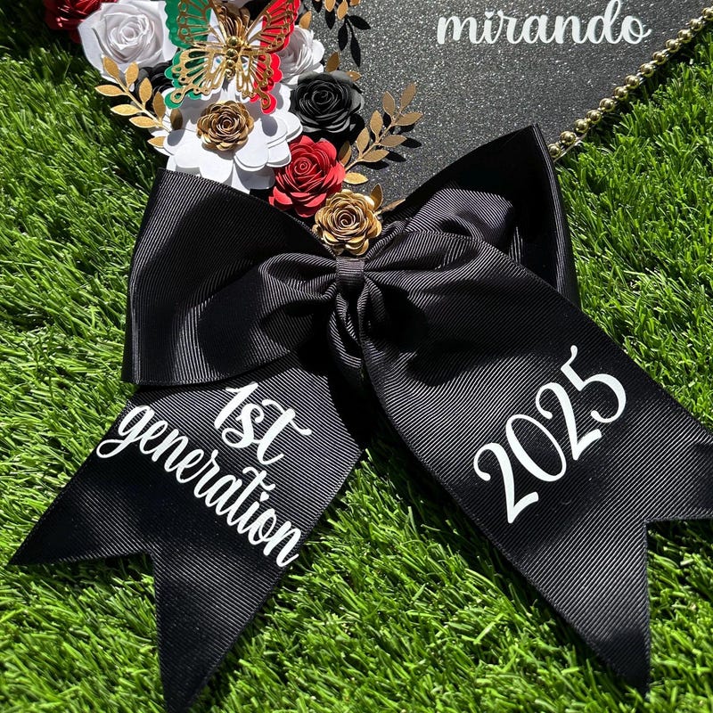 Graduation Cap Bow - Etsy