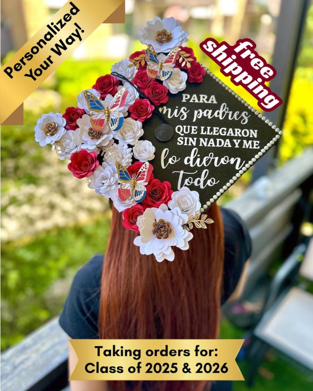 Custom Graduation Cap - Personalized With Your Design - Class of 2025 ...