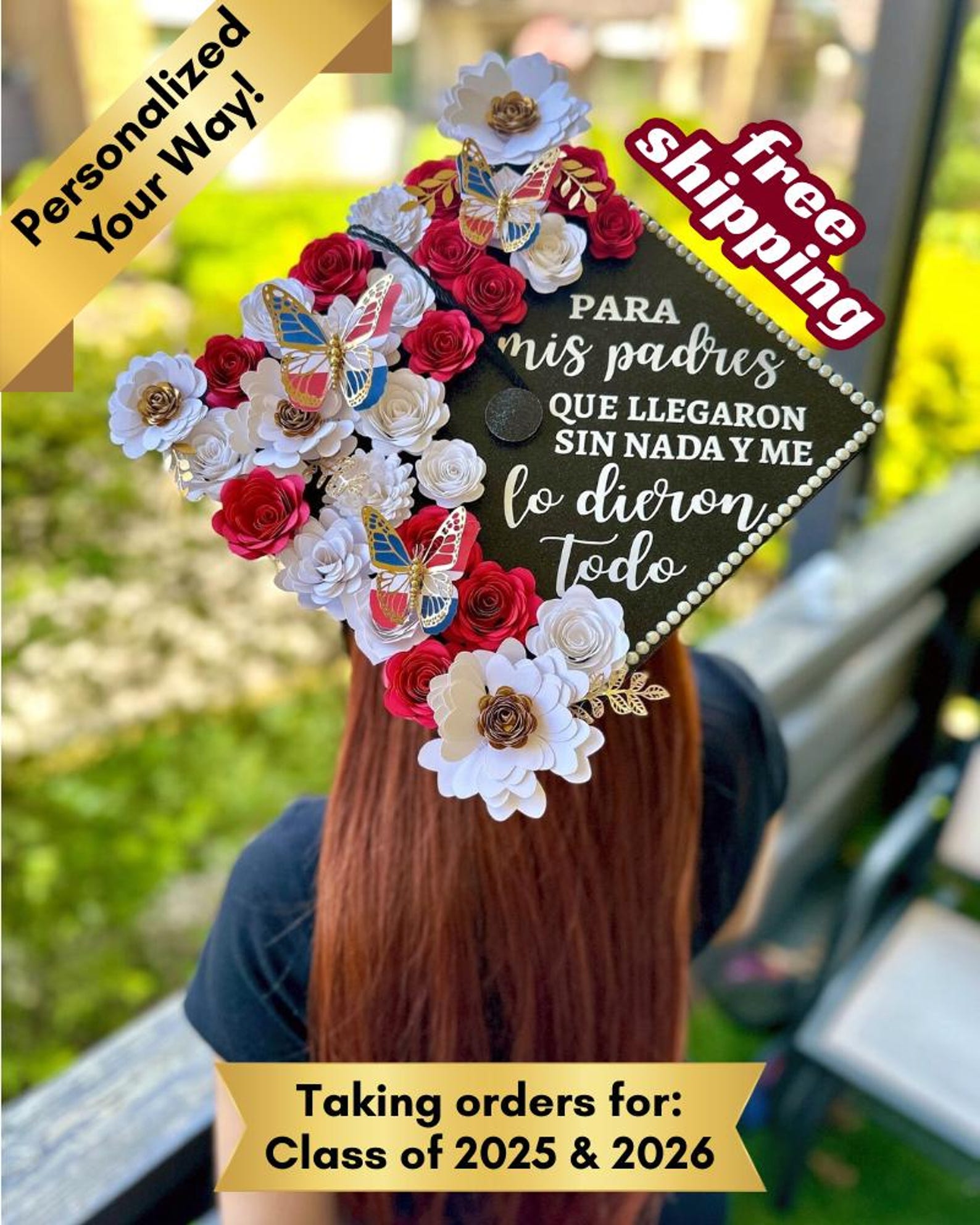 Custom Graduation Cap - Personalized With Your Design - Class of 2025 ...