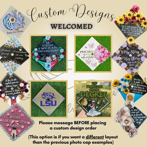 Custom Graduation Cap - Personalized With Your Design - Class of 2025 ...