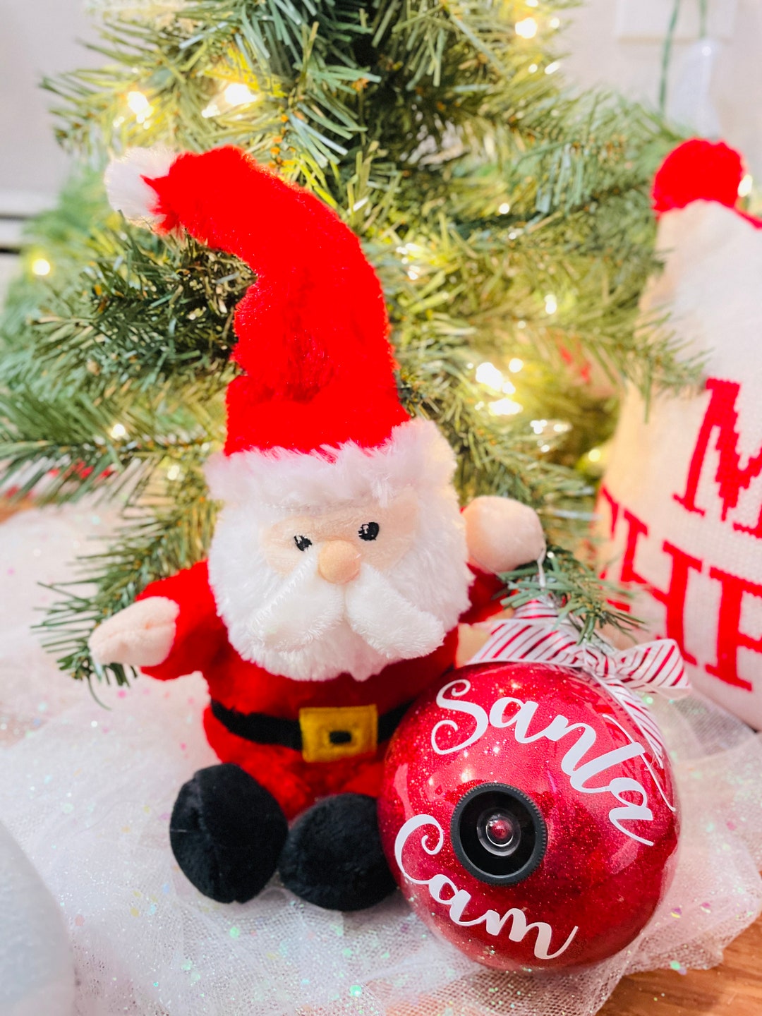 Santa Cam Christmas Personalized Ornaments | Santa Cam Christmas | Kid ...