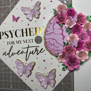 Psychology Graduation Cap Topper - Personalized Grad Cap Topper - Class ...