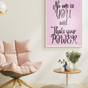 Digital Printable Pink Retro Wall Art - Etsy
