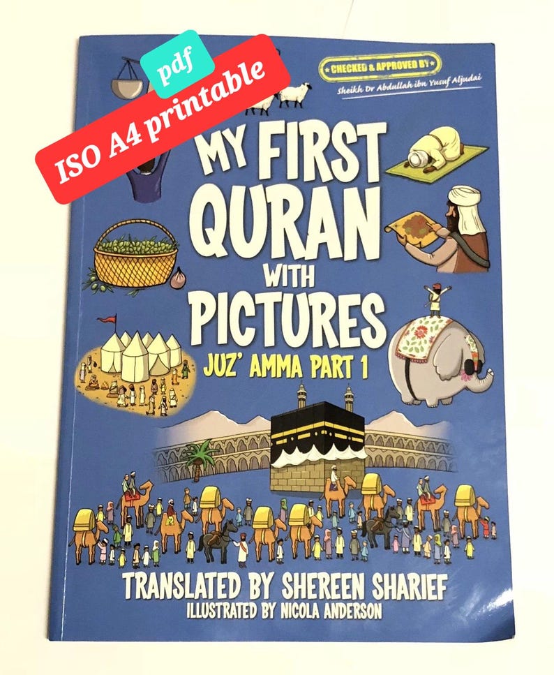 My First Quran With Pictures Part 1 - Etsy Australia