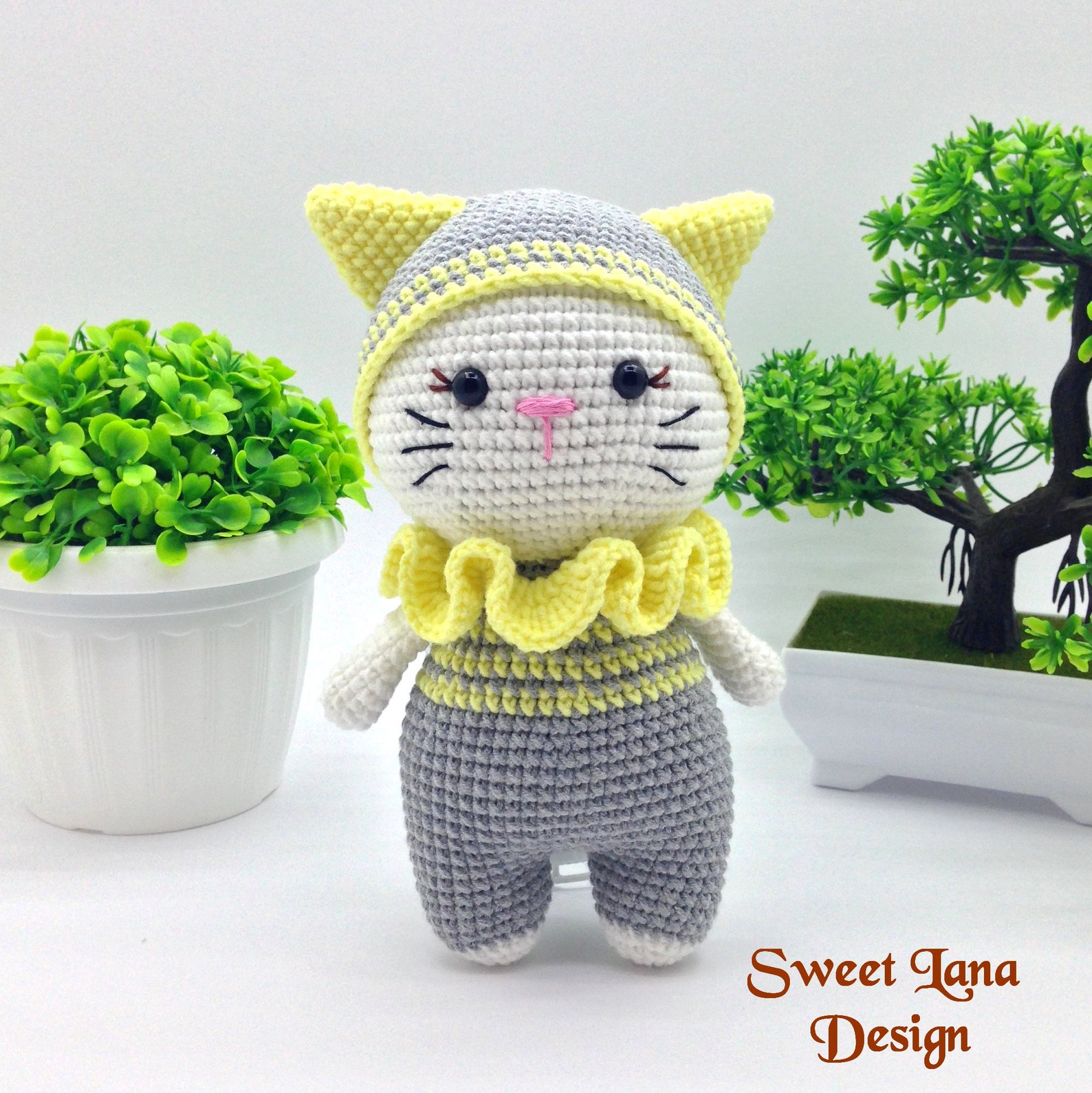 Crochet Cat Pattern Cat Stuffed Animal Amigurumi Stuffed Cat | Etsy