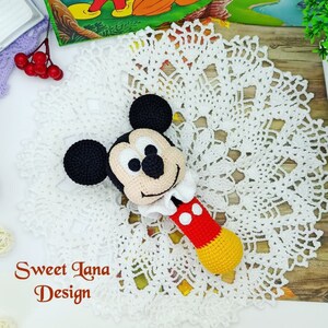 Crochet PATTERN Baby Rattle, Mouse Rattle, Giraffe Rattle, Bear Rattle ...