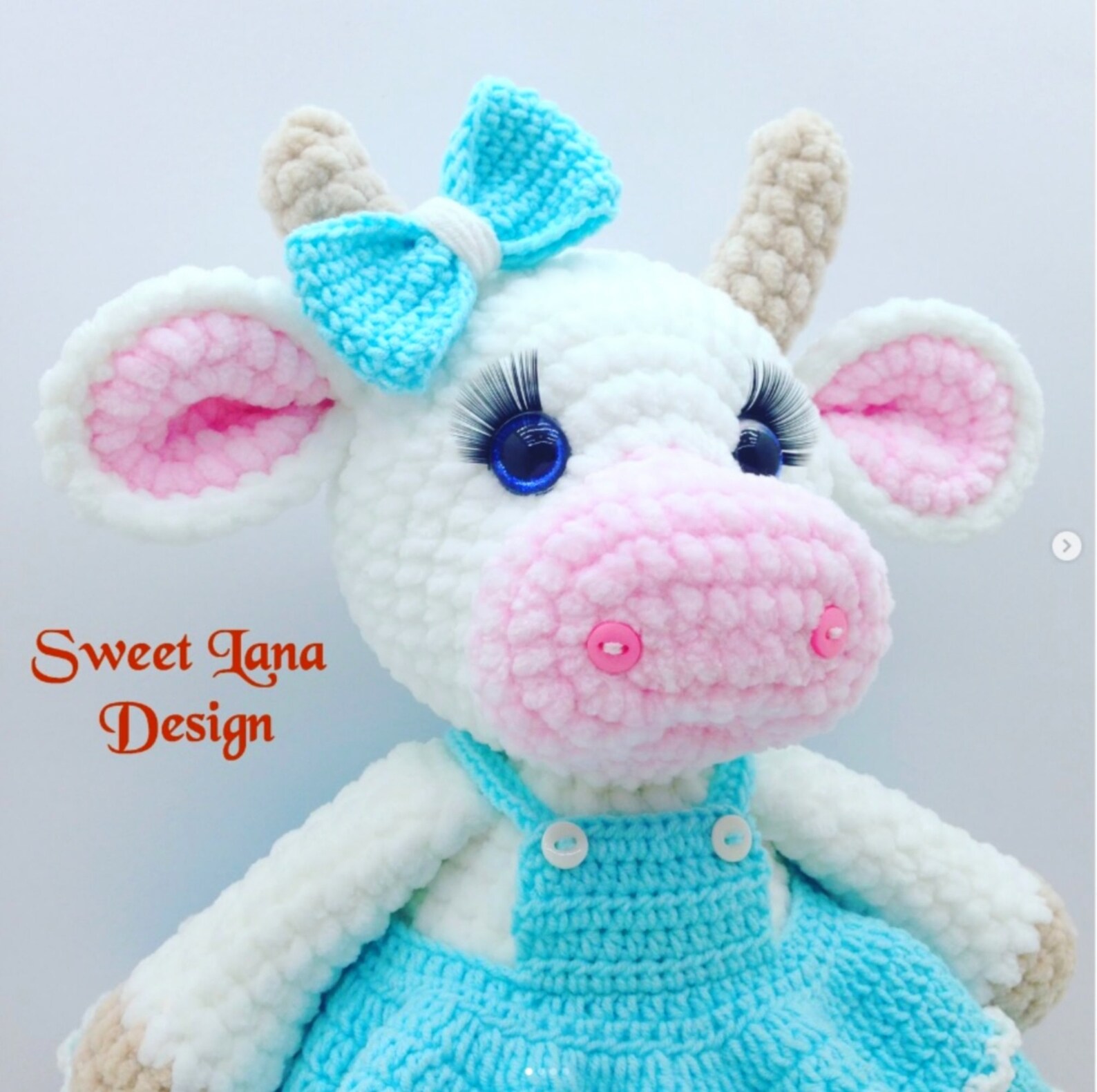 Cow Crochet Pattern, Plush Crochet Cow, Stuffed Animal Amigurumi ...