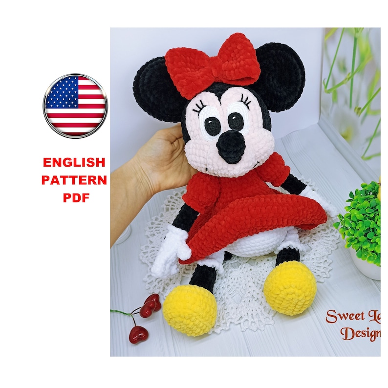 Mouse Amigurumi Crochet Pattern Plush Mouse Crochet Pattern - Etsy
