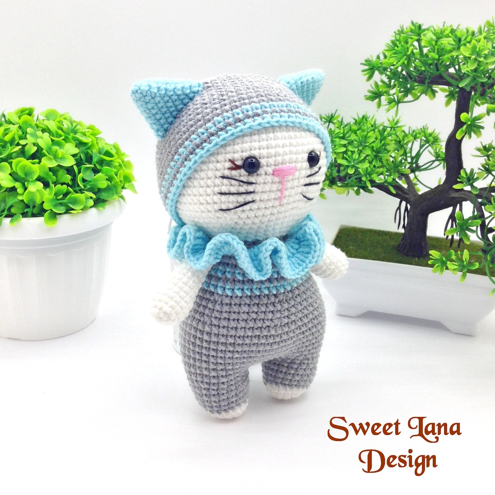 Crochet Cat Pattern Cat Stuffed Animal Amigurumi Stuffed Cat | Etsy