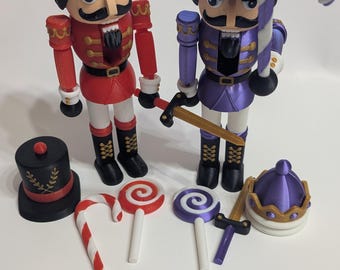 Christmas Nutcracker Figure 10 Cm Colorfully Painted 3D Printed Decor ...