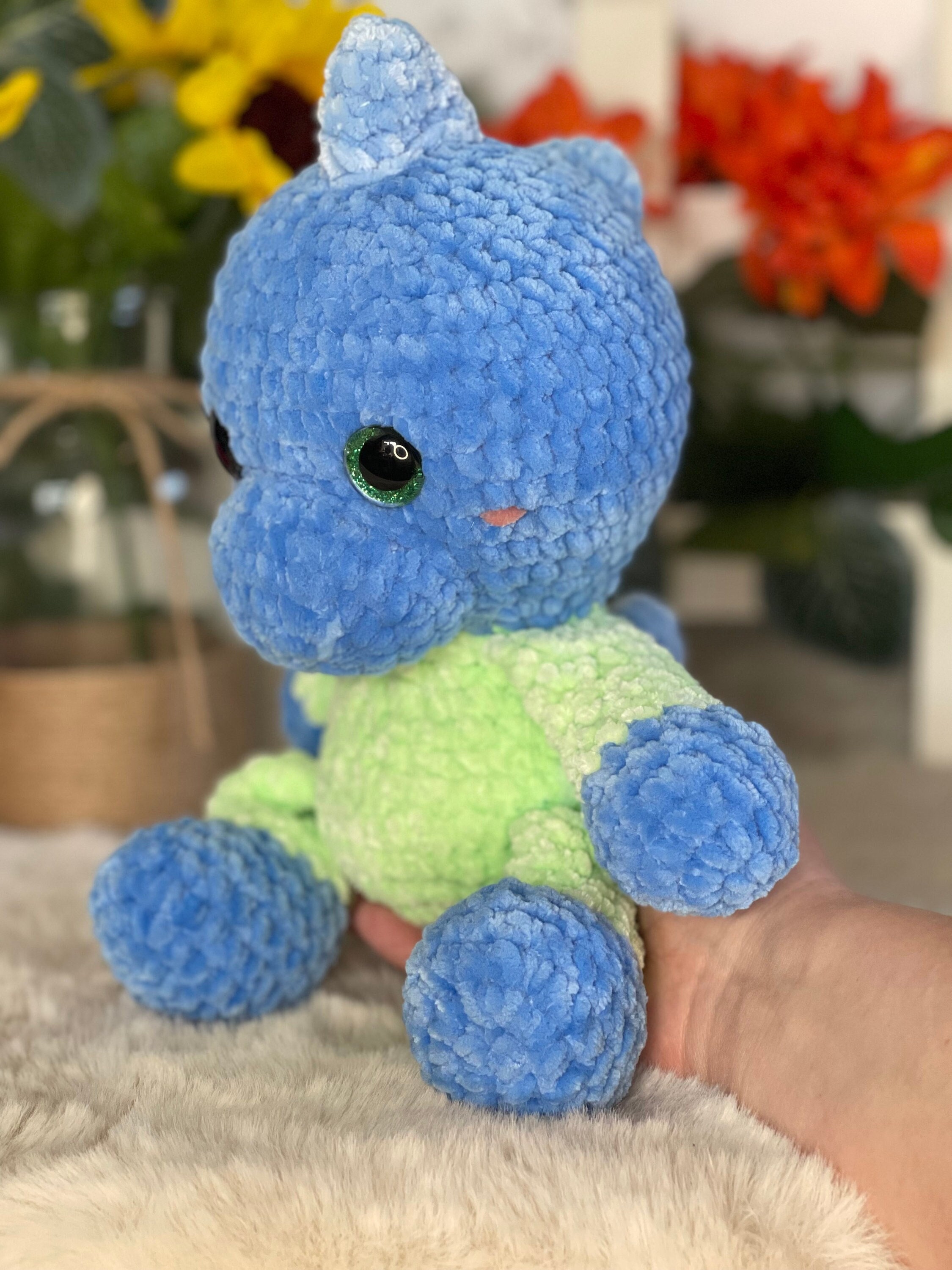 Dino in Pi's Plushie Plush Toy Stuffed Animal Stuffy - Etsy