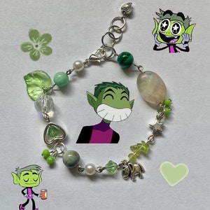 Beast Boy and Raven Inspired Matching Bracelets | Teen Titans - Etsy