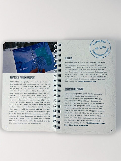 Ski Snowboard Journal and Resort Guide - Etsy